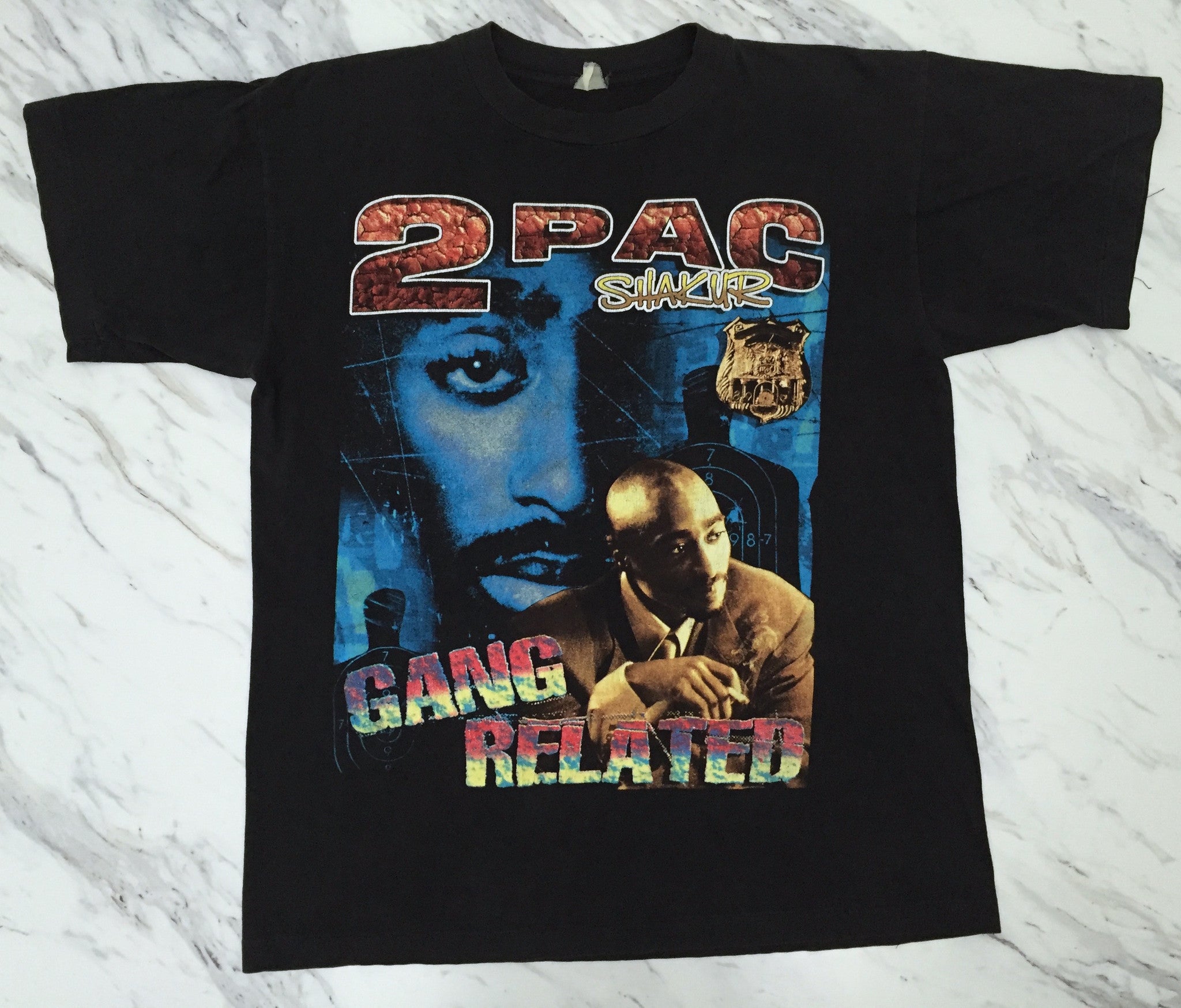 2Pac 90s 'Gang Related' Bootleg Tribute XL *Rare* – Elevated Atelier
