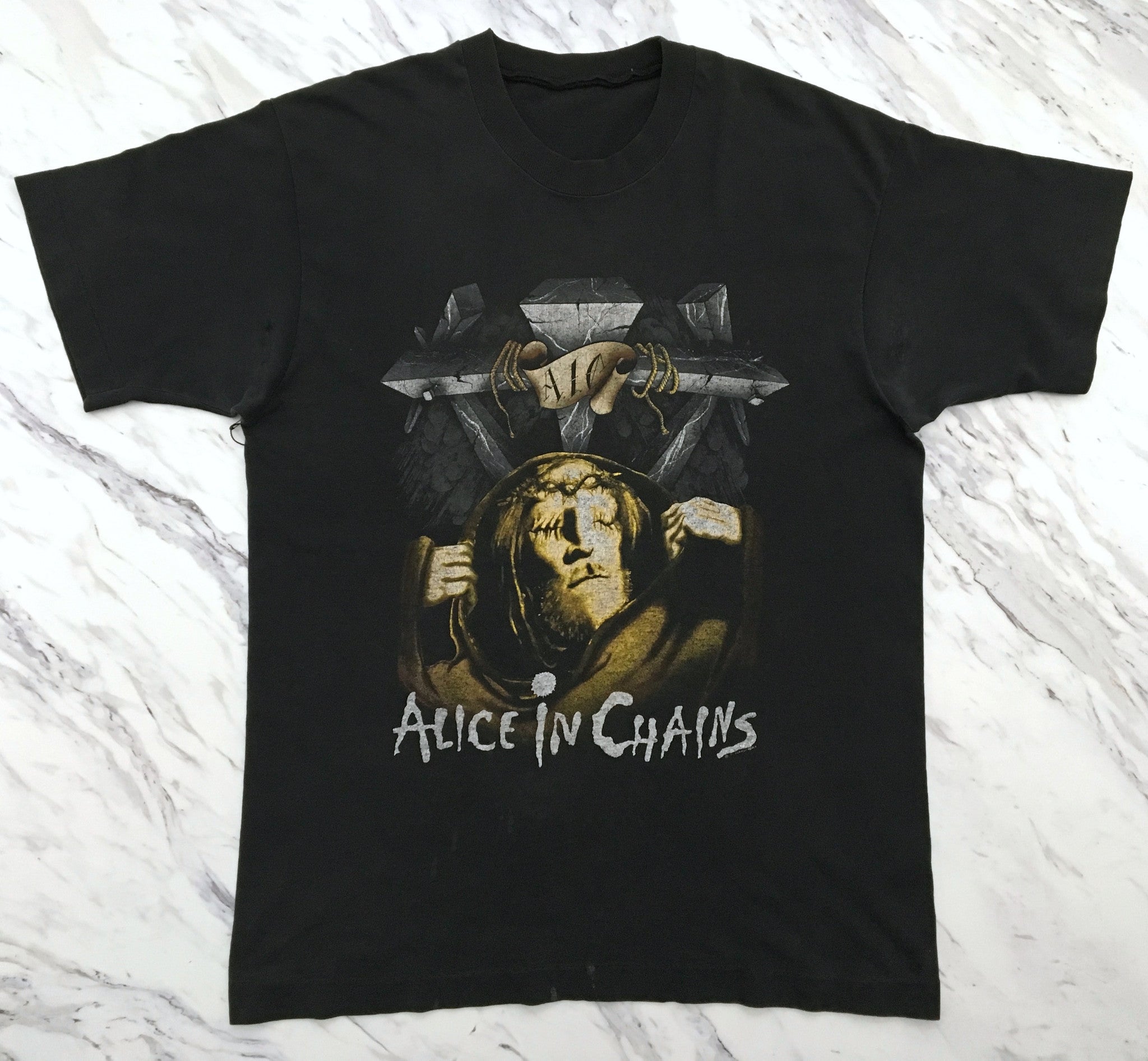 Alice In Chains '90 'Bleed The Freak' Large *Faded* – Elevated Atelier